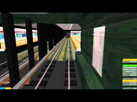 OpenBVE: R152 Fulton St Mall Shuttle Route - YouTube