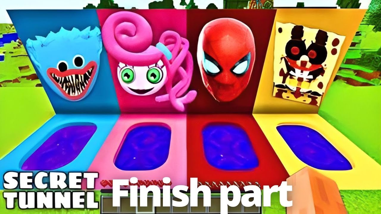 CHOOSE THE RIGHT ROUND PIT MOMY LONG LEGS SPONGEBOB SPIDER MAN HUGGY ...