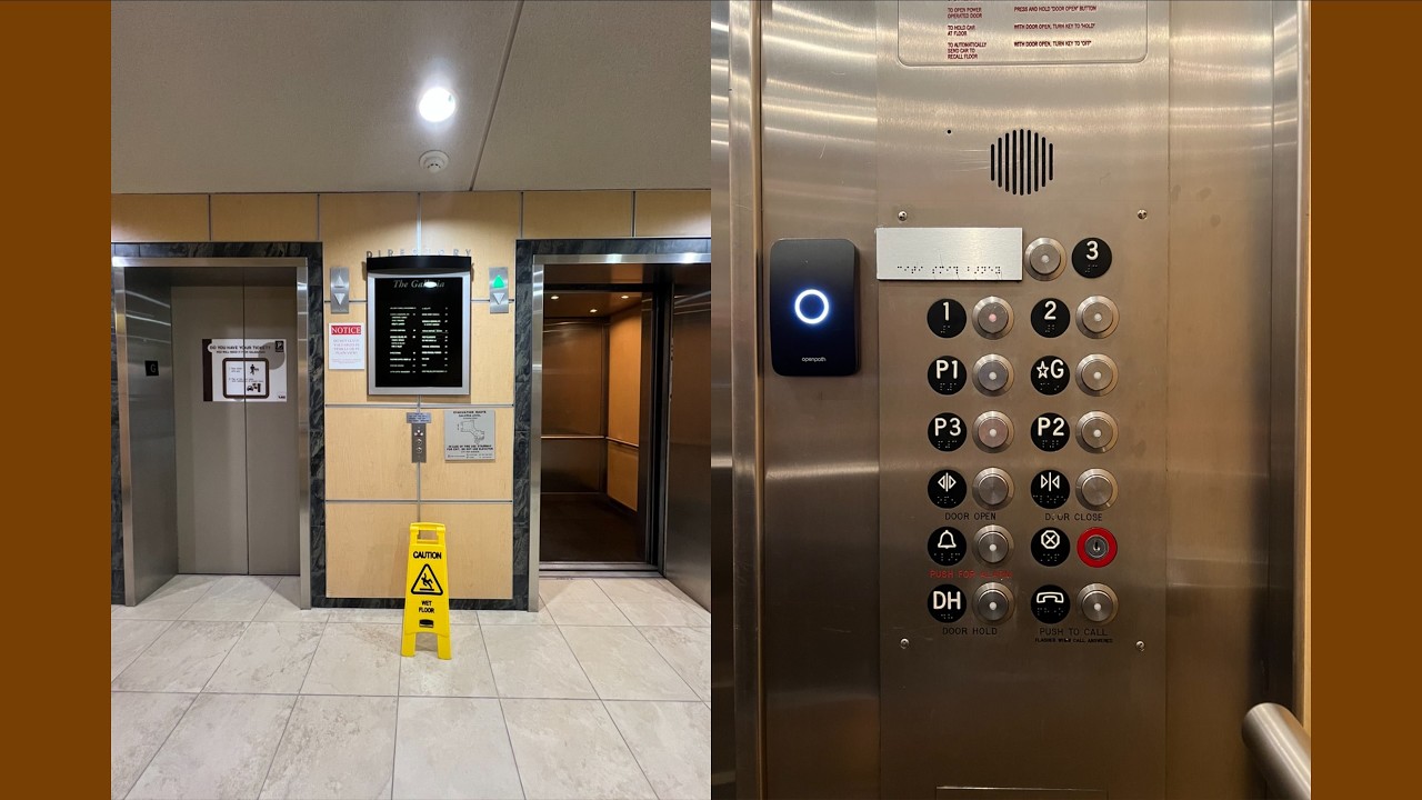 ERM Modded Amtech Elevators at "The Galleria" La Jolla - YouTube