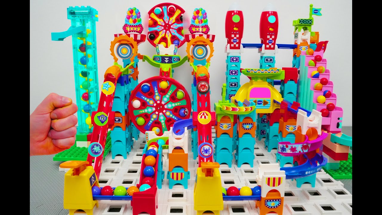 Marble Run Race ASMR | Vtech Marble Rush - YouTube