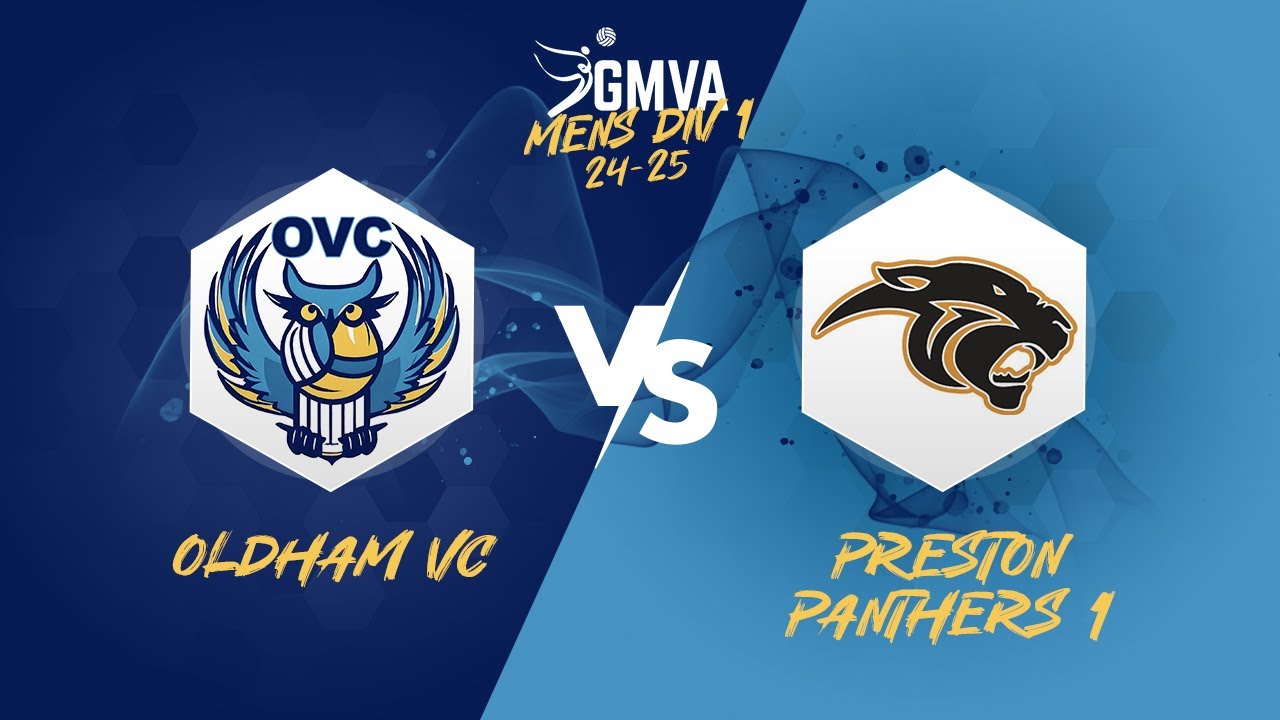 OVC Men vs Preston Panthers 1 - #GMVL Div 1 - 24/25 - YouTube