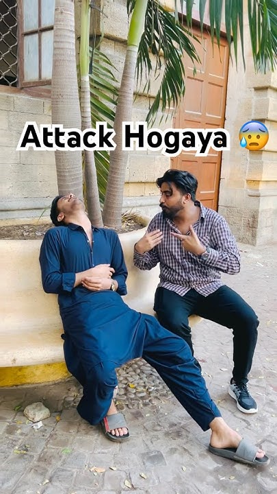 Attack Hogaya 😁 #shorts #comedy #shortsfeed #youtubeshorts - YouTube