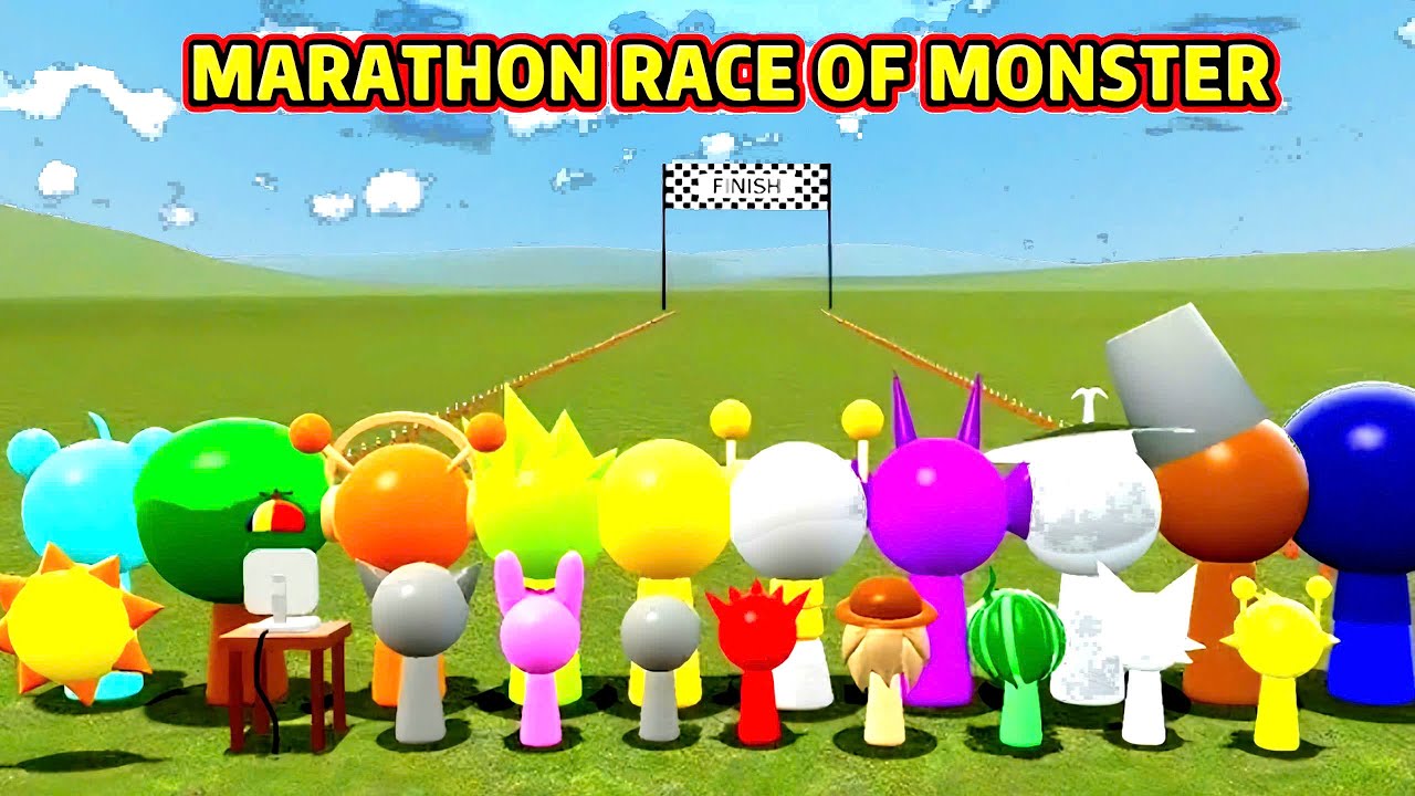 COME HERE! MARATHON RACING: INCLUDES MEMBERS OF SPRUNKI, ZOONOMALY ...