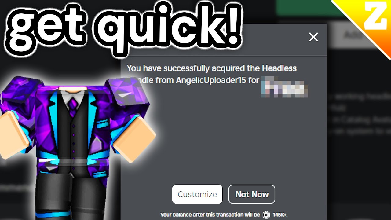 How To GET The NEW BEST FAKE HEADLESS Bundle in Roblox! QUICK! - YouTube