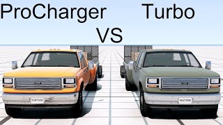 ProCharged Diesel vs Turbo Diesel Pulling Test! BeamNG.... | Doovi