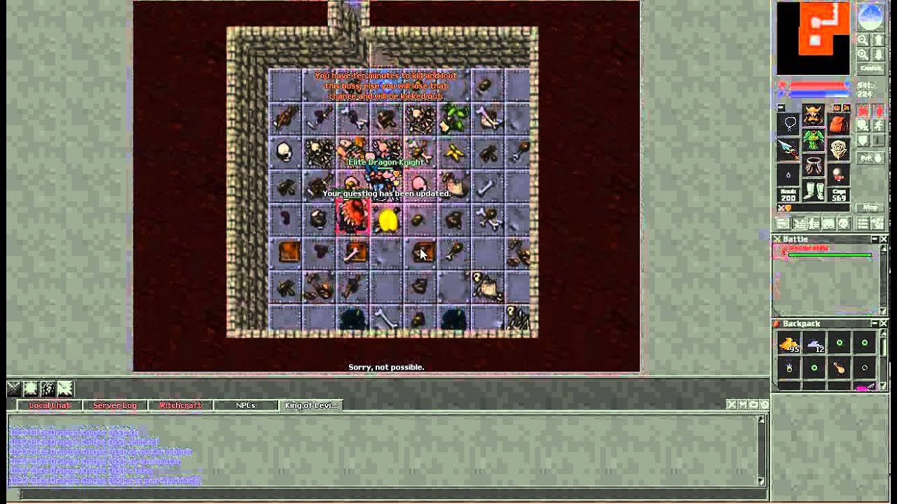 TIBIA - Esmeralda Boss! - YouTube