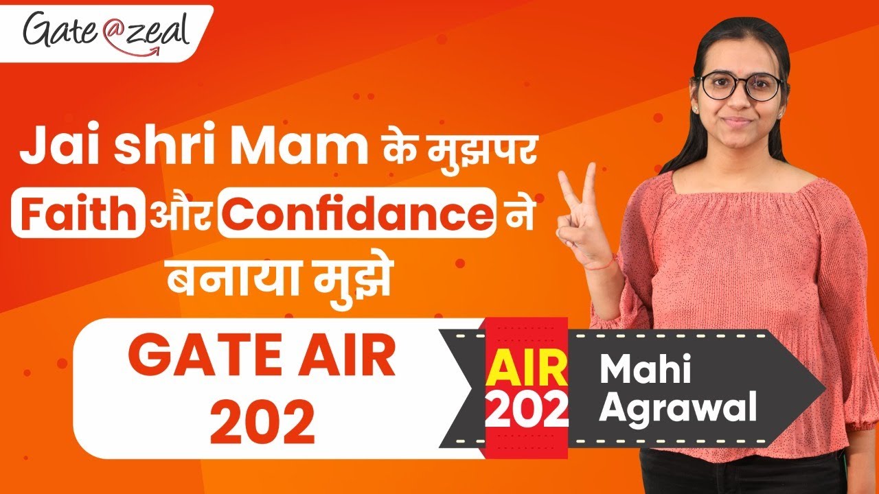 Gate 2020 Topper | Air- 202 CSE | Gate at Zeal | GATE CSE TOPPERS ...