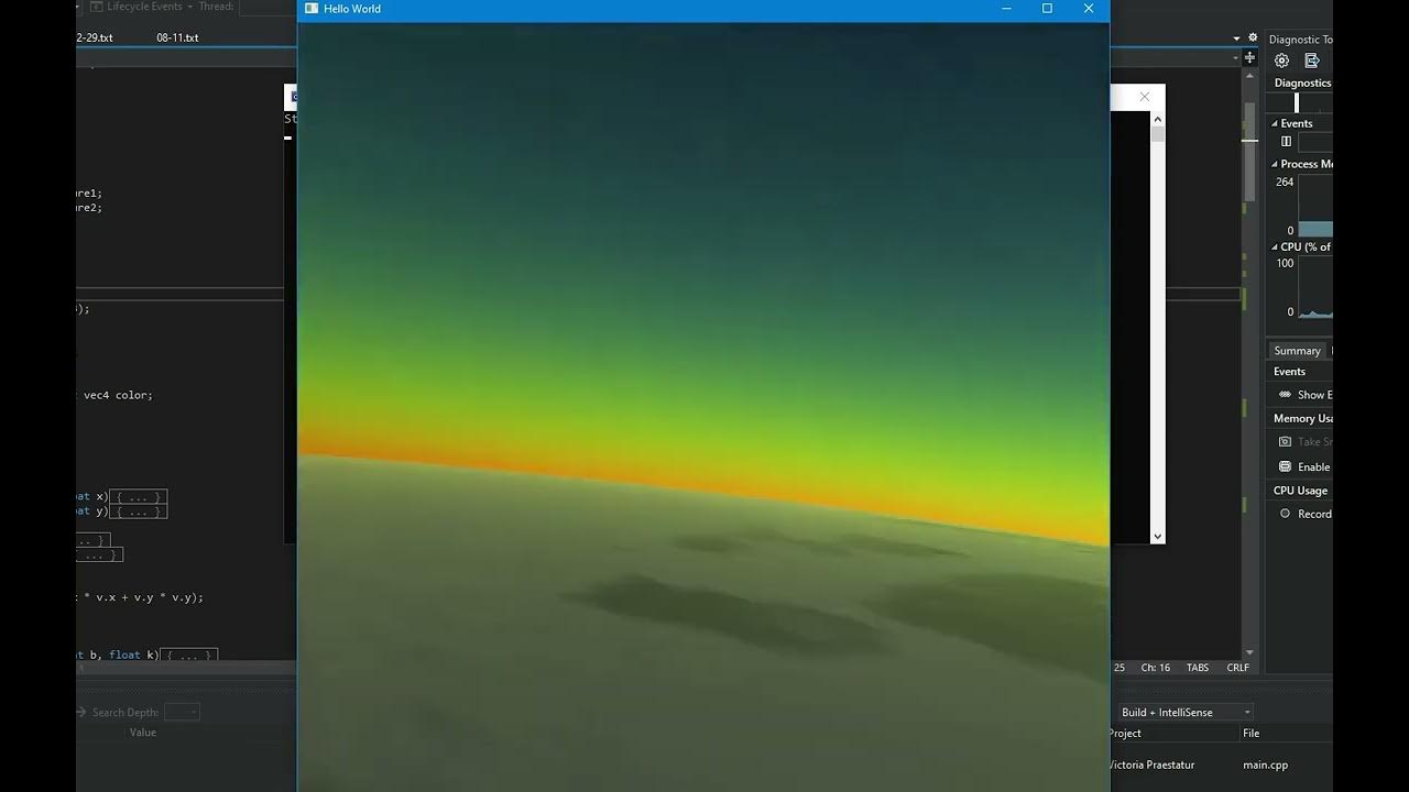 A simple OpenGL atmospheric scattering simulation - YouTube