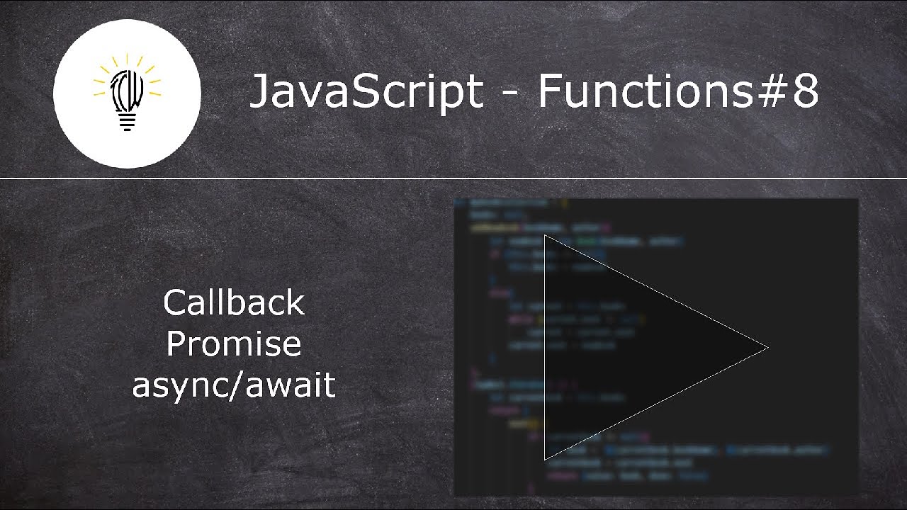 Javascript Functions Functions In Javascript 8c Promise 1027