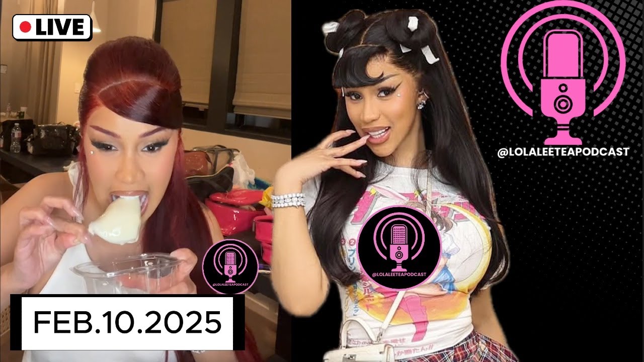 Cardi B tries candied pig lips for the first time! 02.10.2025 - YouTube