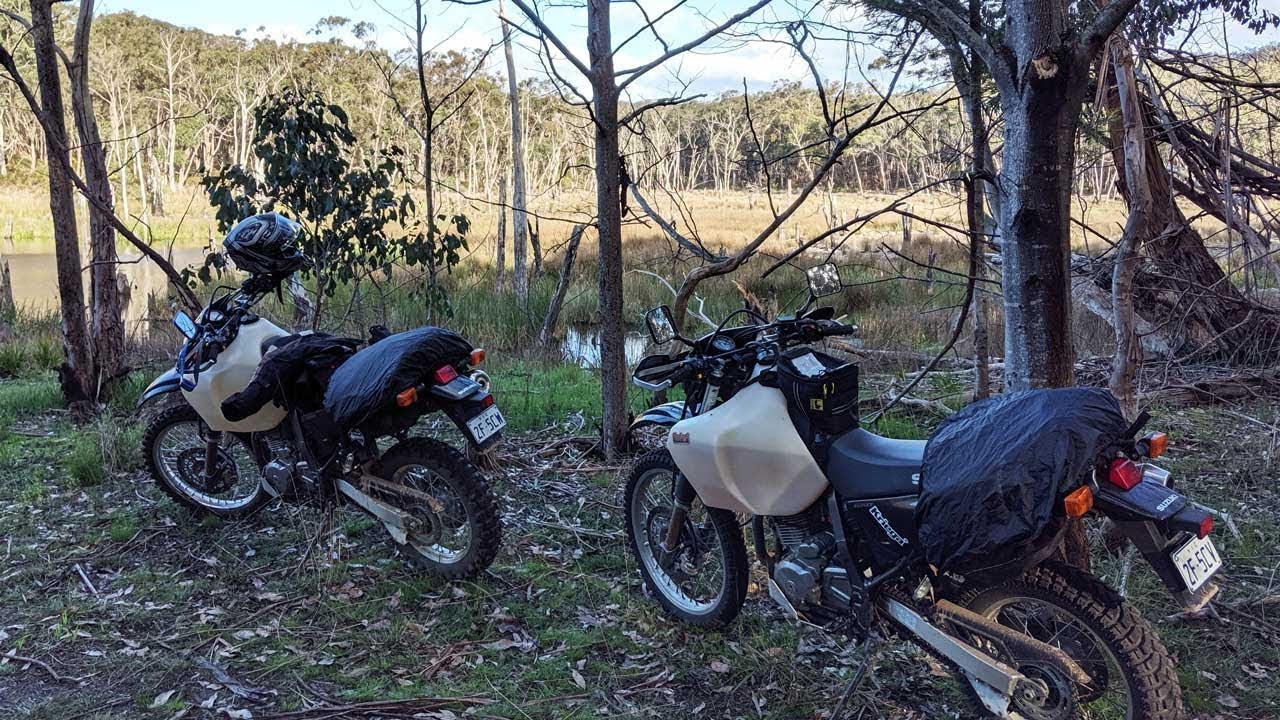 Long weekend motorcycle camping trip - YouTube
