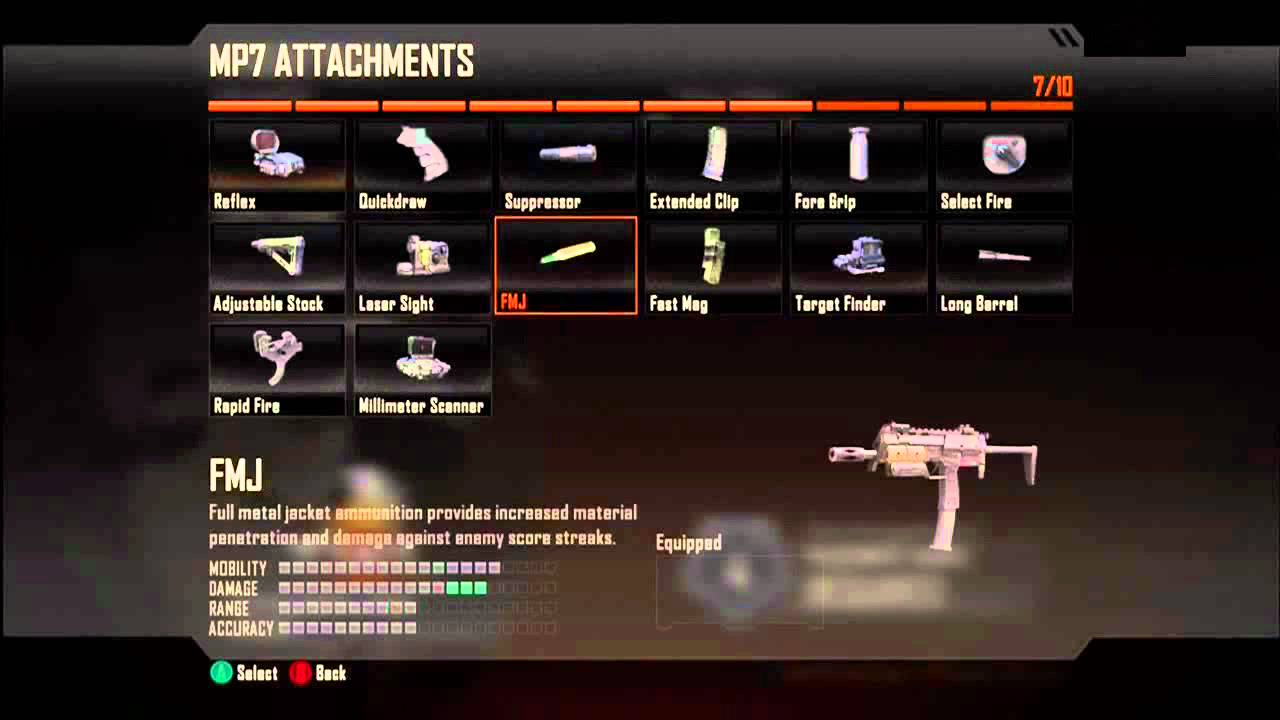 Black Ops 2, Mp7/Smg Loadout thoughts - YouTube