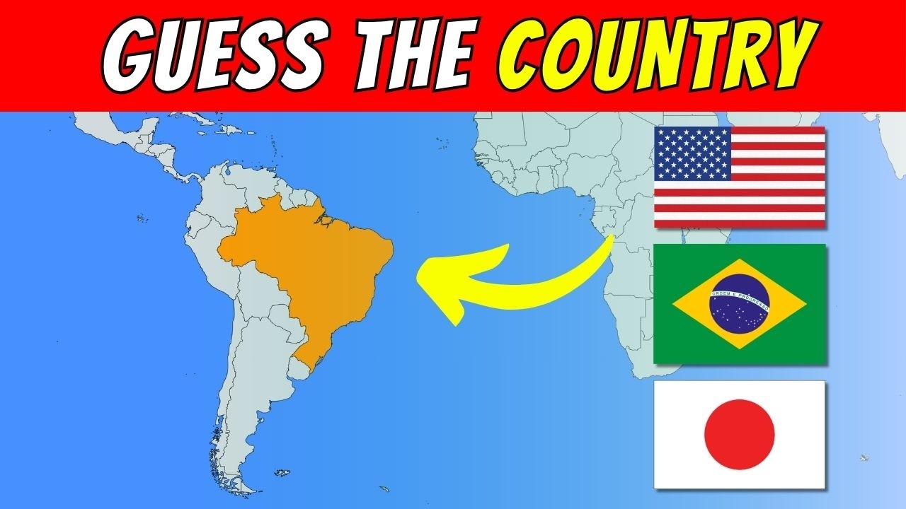 Guess The Country On The Map 🌎 | Geography Quiz Challenge | QUIZ WAVEZ ...