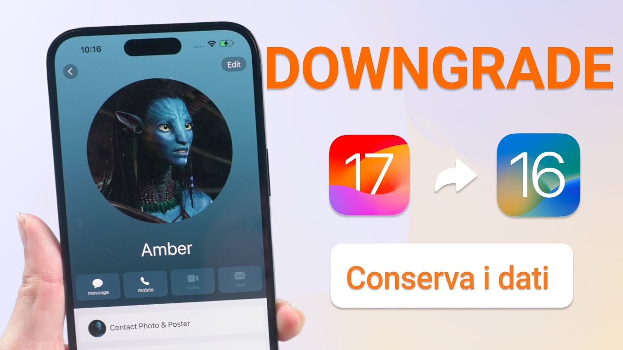 DOWNGRADE iOS SENZA PERDERE I DATI (Guida Passo a Passo) - YouTube