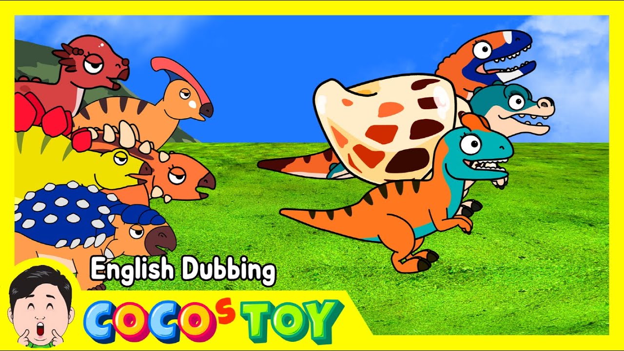 En Dubbing｜A stolen seashell｜dinosaur names, kidstoon｜CoCosToy - YouTube