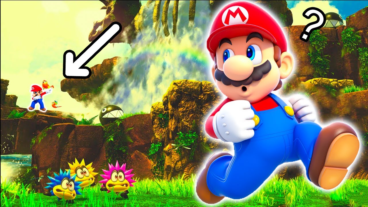 Un CACHE CACHE Sur Mario Odyssey avec les goats - YouTube