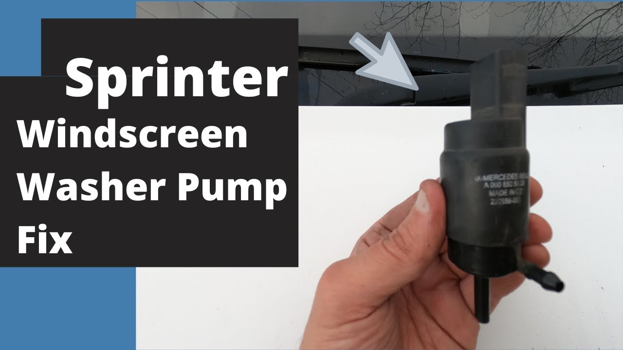 Mercedes Sprinter Windscreen Washer Pump DIY Repair | Save Money On ...