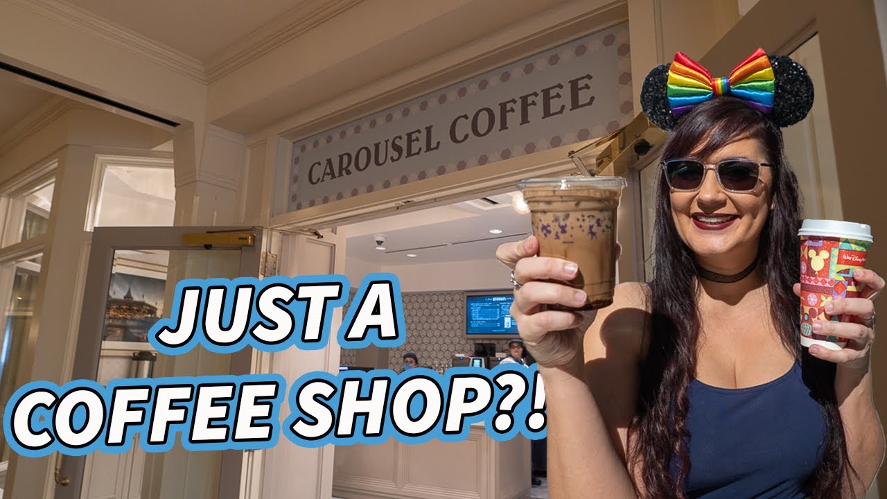 Carousel Coffee Disney's Boardwalk Inn review - YouTube