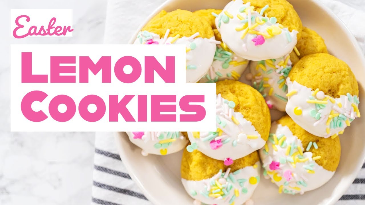 Easter Lemon Cookies - YouTube