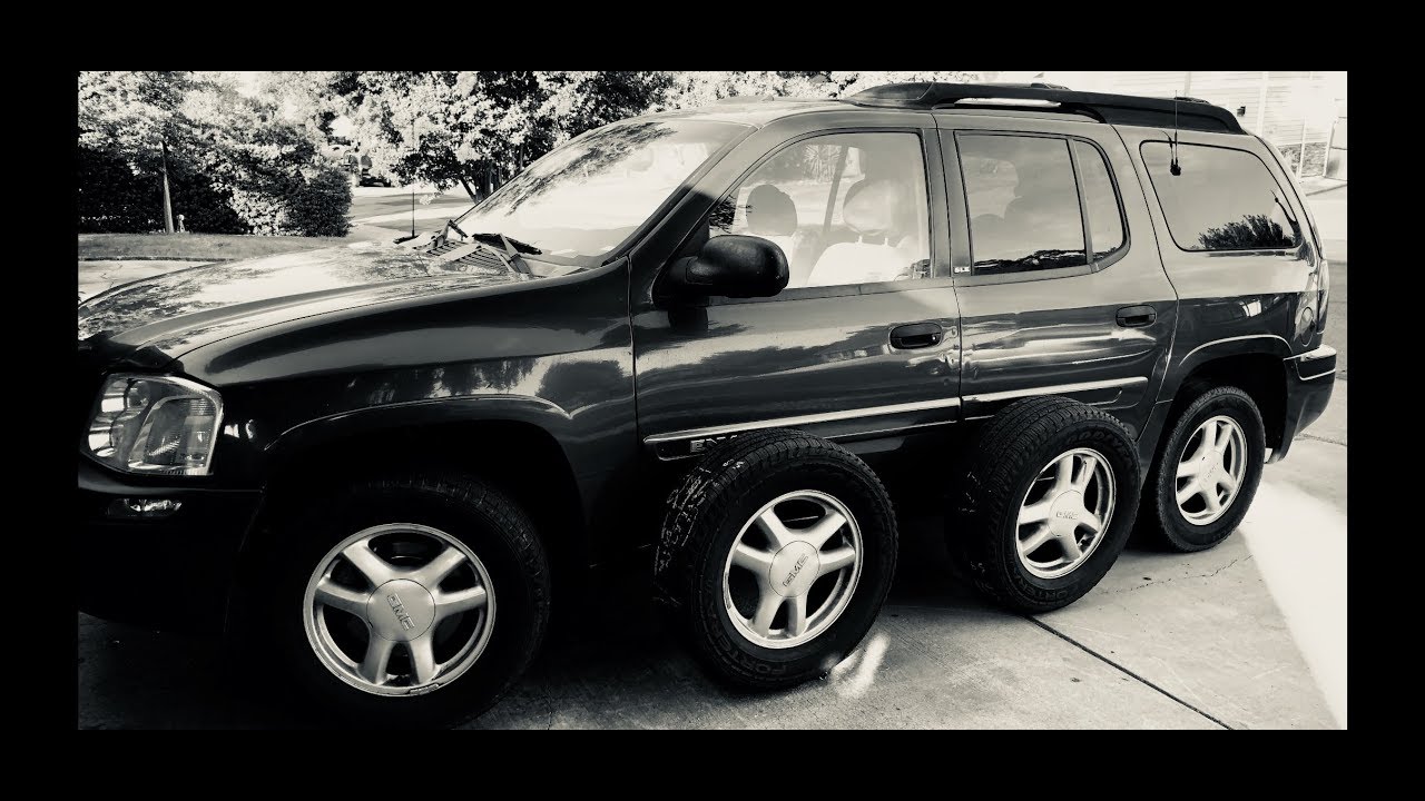 GMC ENVOY wheels swap under 15min - YouTube