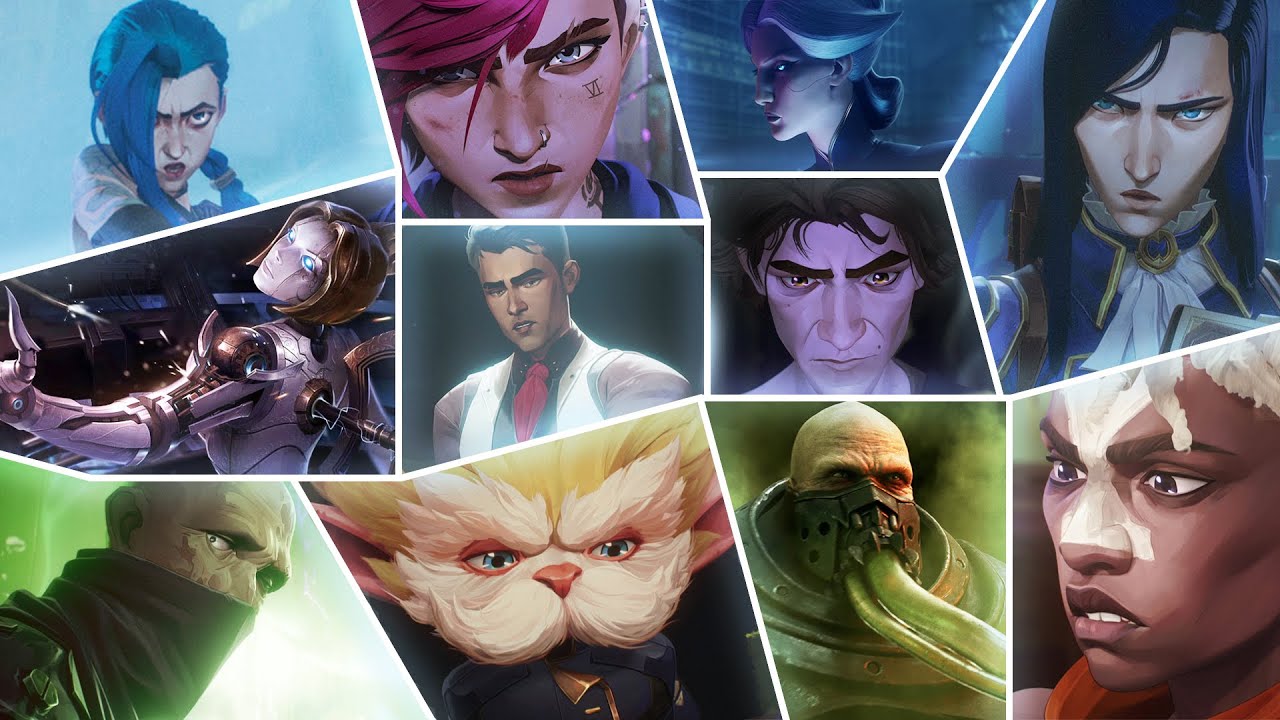 Příběhy Všech 22 Postav ze Zaunu a Piltoveru | ARCANE KOMPILACE ...