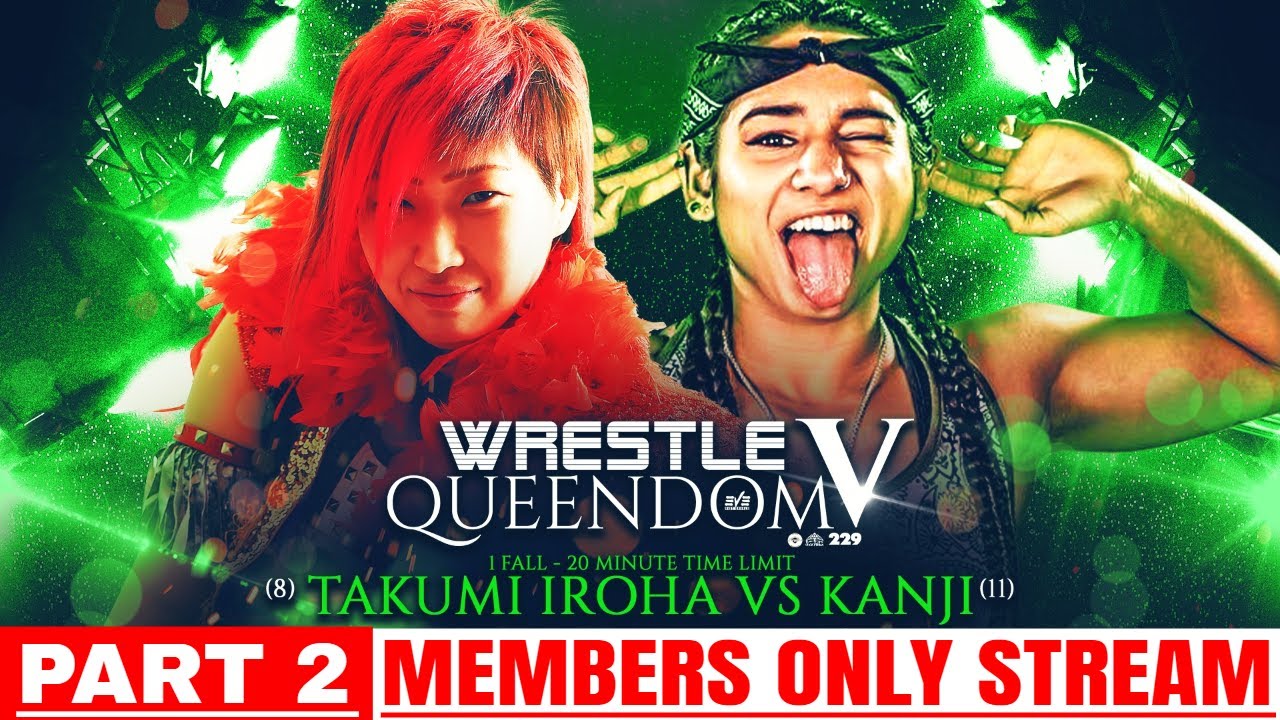 🔴 WRESTLE-QUEENDOM 5 LIVE - SHOW 2 MEMBERS ONLY Miyu Yamashita, Hyper Misao, Takumi Iroha - YouTube