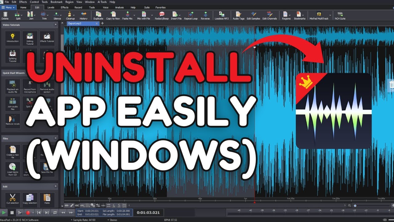 How to Uninstall WavePad from PC 2025? - YouTube