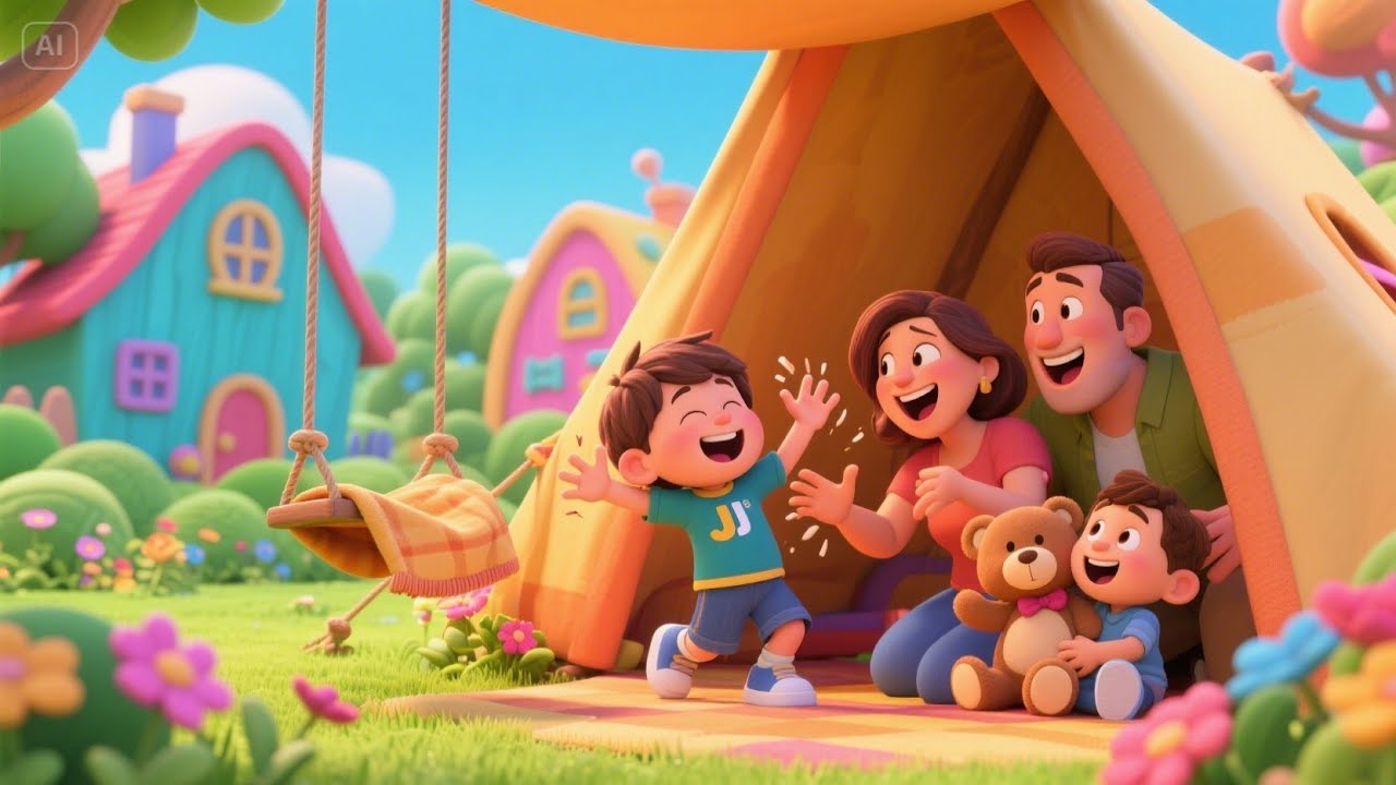 Family Fun Time – Together We Play! | Happy Kids Song for Family ...