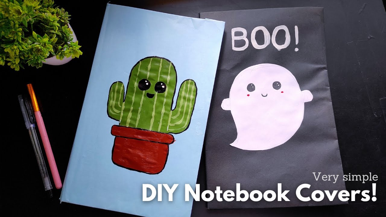Cute Notebook Covers | DIY Notebook Designs | How to make a notebook ...