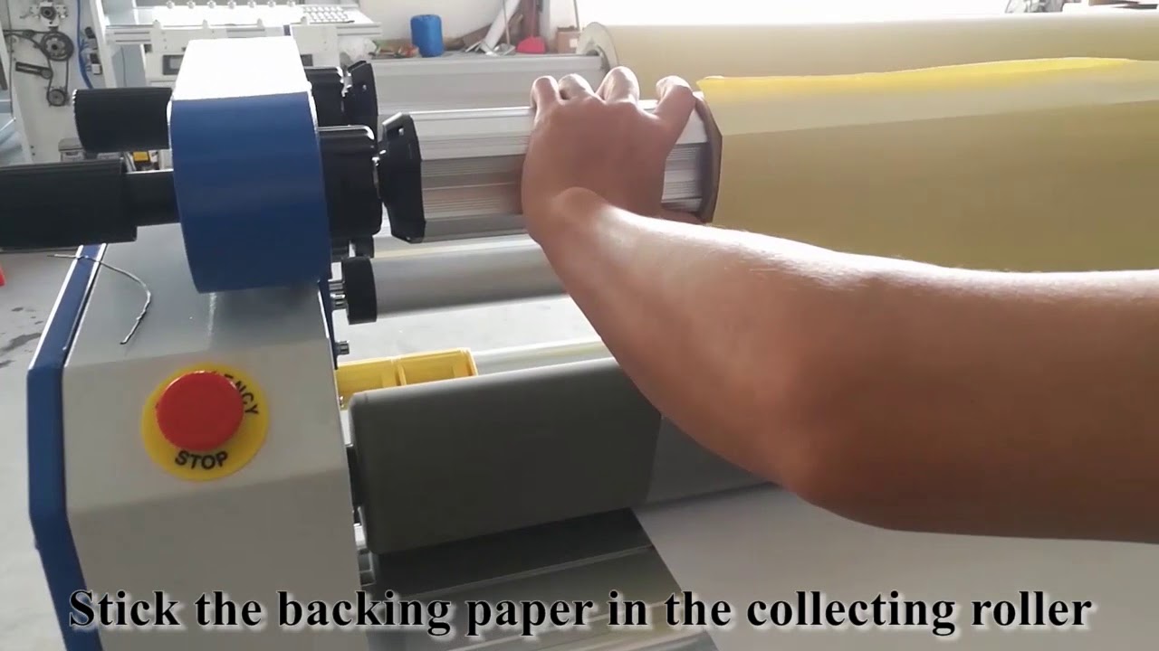 DMS 1700A WIDE FORMAT LAMINATING MACHINE - YouTube