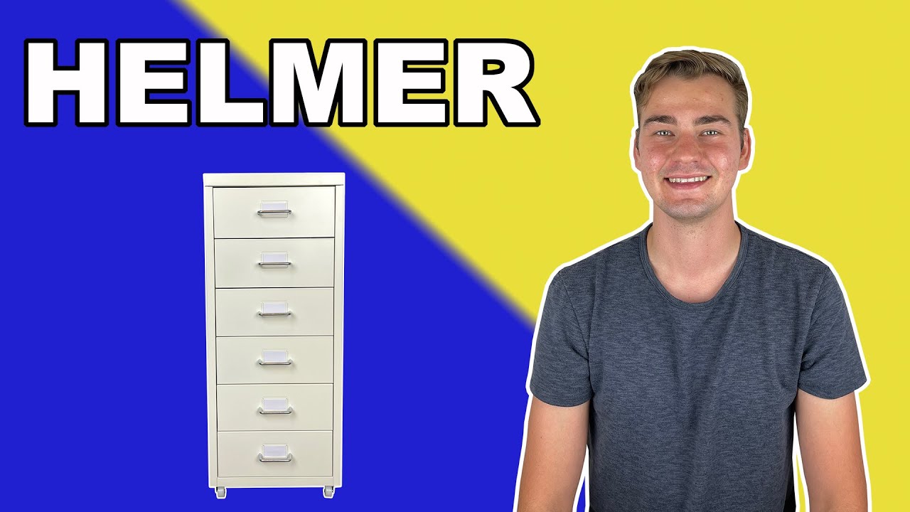 Struggling? Helmer Drawer Unit On Casters IKEA Tutorial - YouTube