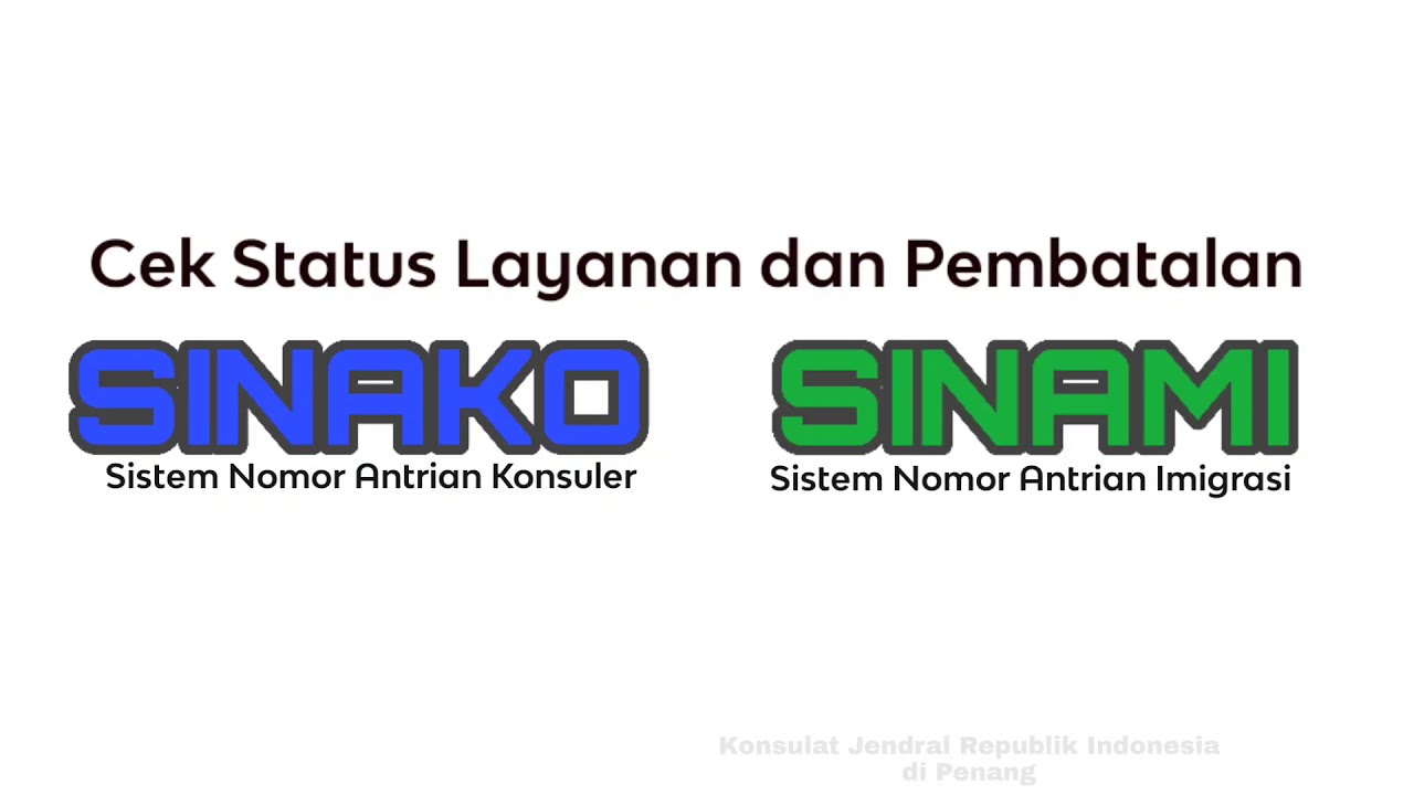 TERBARU!!! TUTORIAL CARA PEMBATALAN & CEK STATUS PENDAFTARAN SINAMI ...