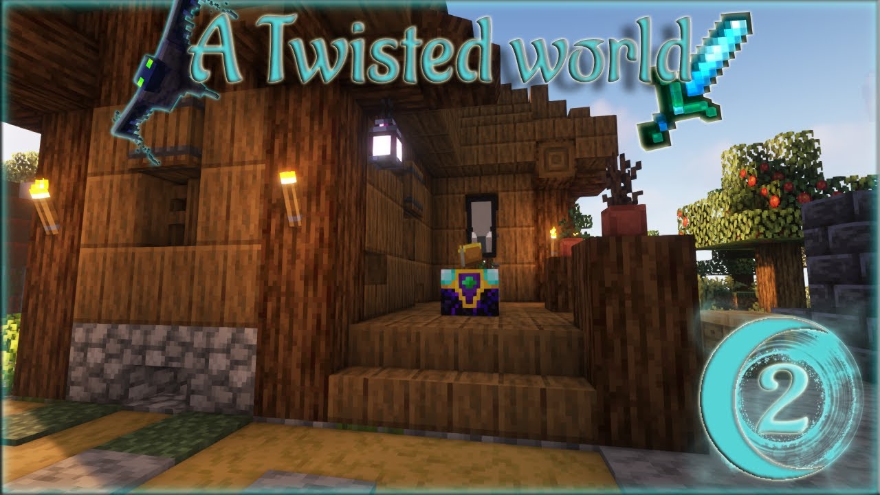 Getting the Dark Enchanting table and Village Raid || A Twisted World ...