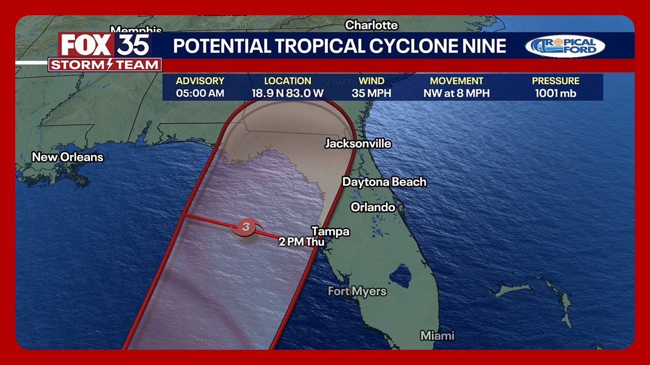 Where in Florida will projected Hurricane Helene make landfall? - YouTube