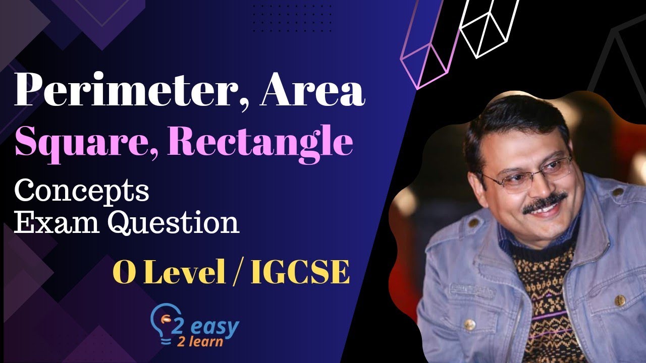 Area and Perimeter of Square and Rectangle | Maths IGCSE 0580 #maths_o ...