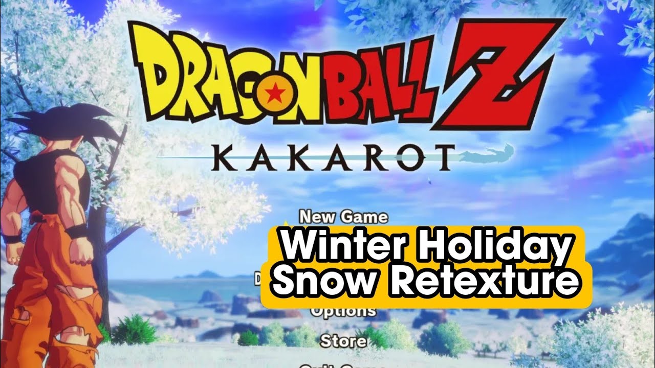 Winter Holiday Snow Retexture (MODS) | Dragon Ball Z Kakarot - YouTube