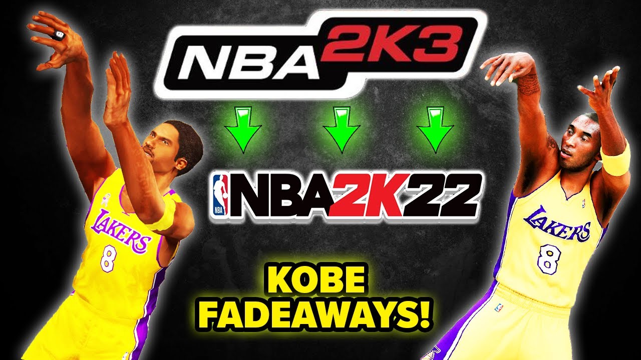 Kobe Bryant FADE AWAY SHOTS on all NBA 2K Games (2K2-2k22) - YouTube