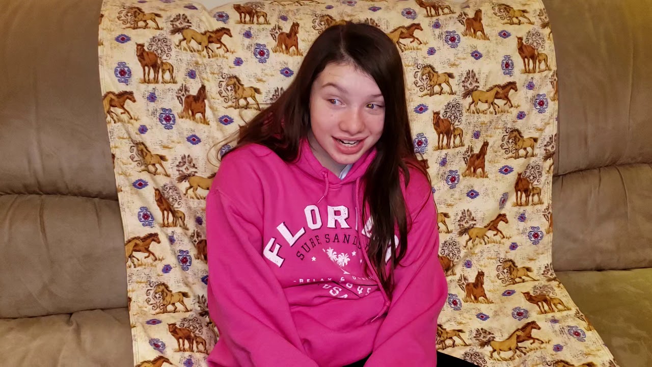 Gracie practicing several intros to her soon to be YouTube page - YouTube