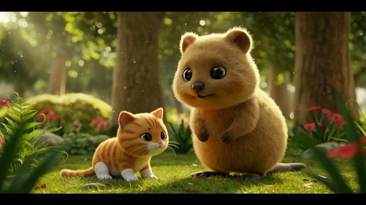 a quokka & cat's story - YouTube