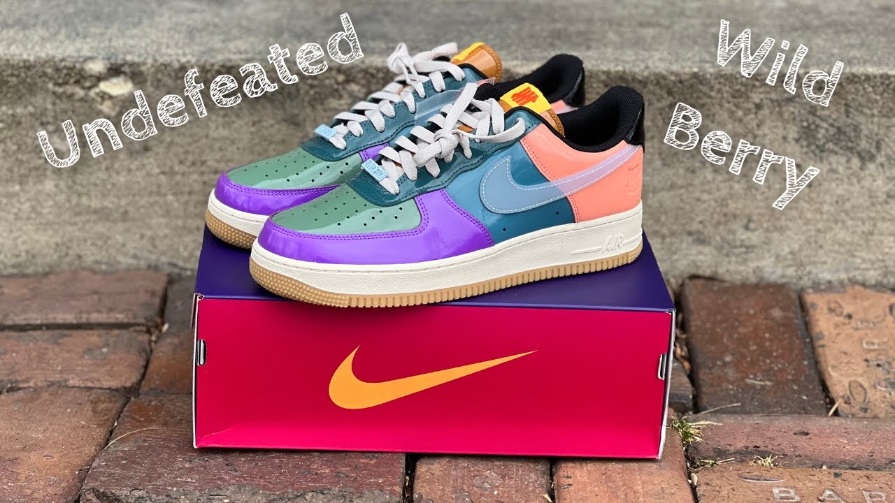 Undefeated Air Force 1 "Wild Berry" Rapid Fire Review | Cop 'em, Flip ...