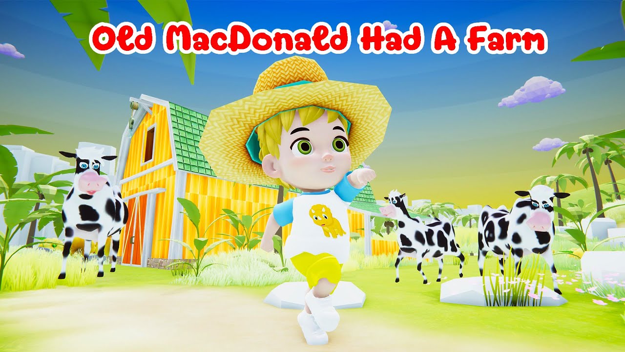 Old MacDonald Had A Farm | Kids Songs 2566 - The Kids Song - YouTube