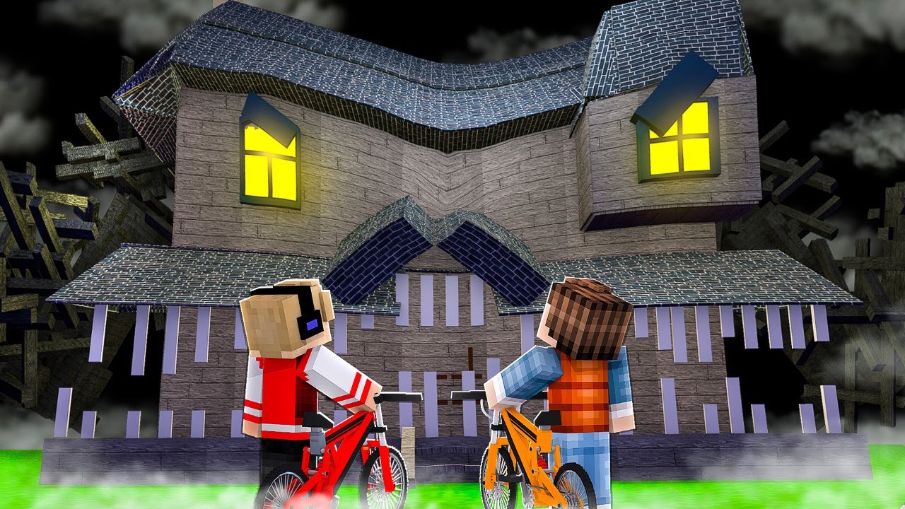 ENTRAMOS DENTRO DA CASA MAIS ASSUTADORA DA VIZINHANÇA NO MINECRAFT ...