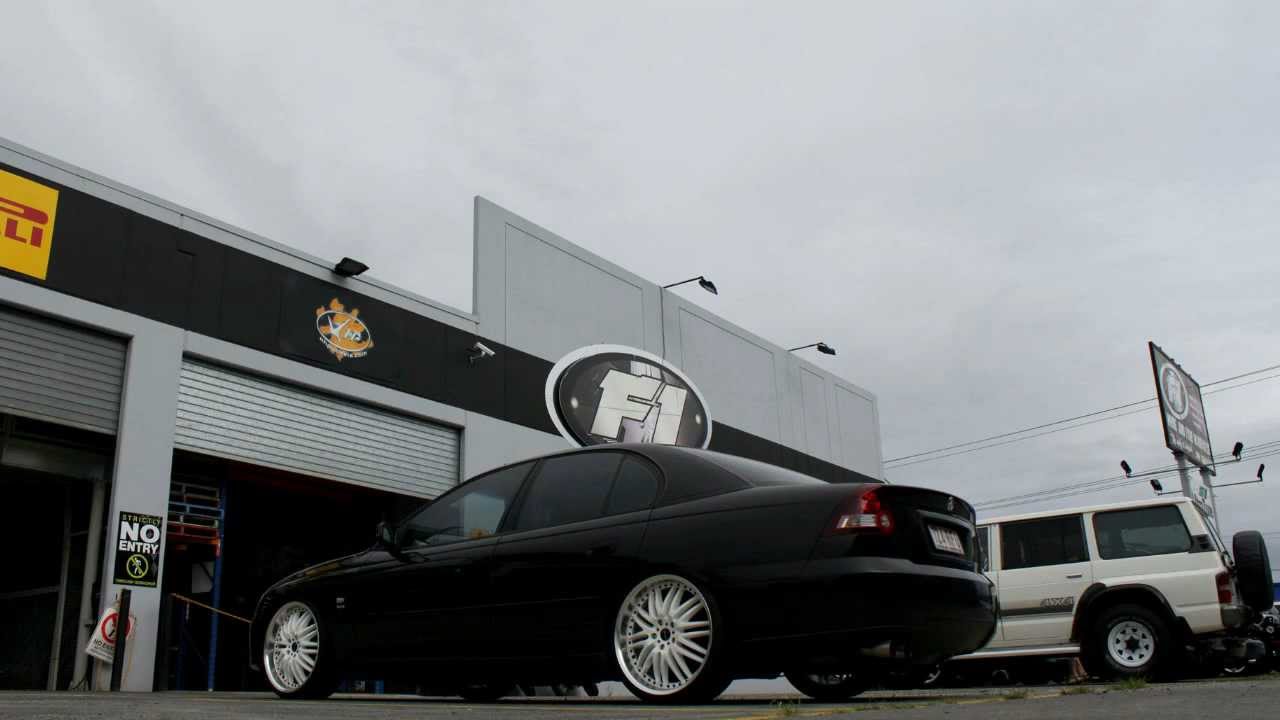Holden VY Commodore rolling 20" Enduro Wheels - YouTube