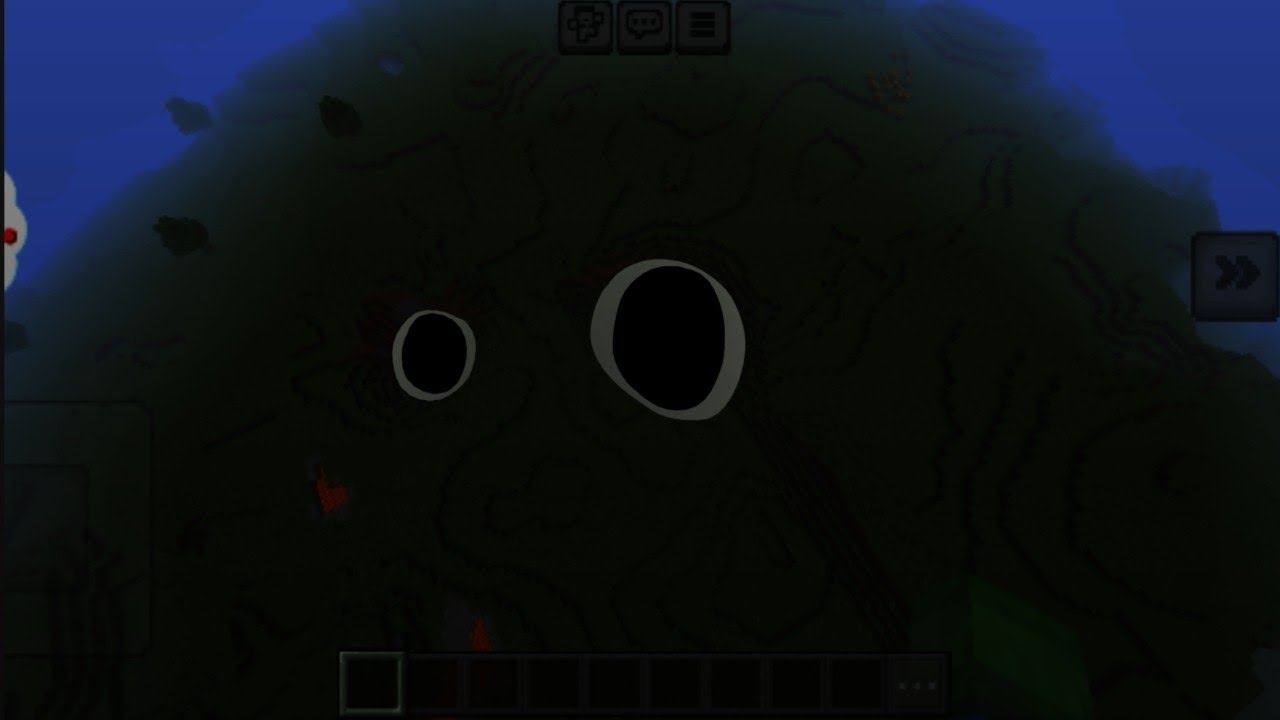 Minecraft creepy face seed - YouTube
