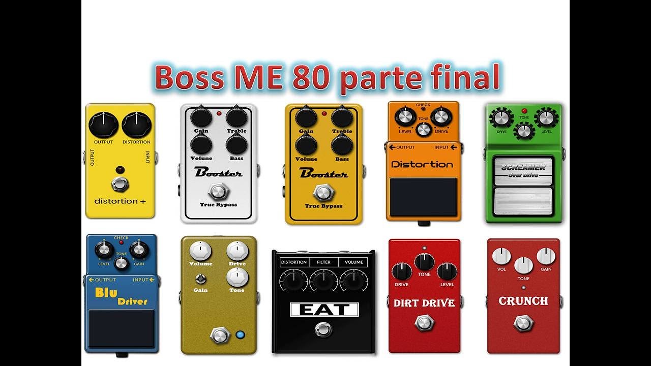 Review Boss ME 80 parte final - YouTube