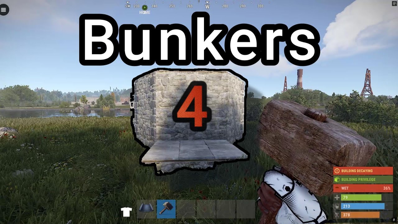 4 Powerful Bunker Base Designs You Need in Rust - YouTube