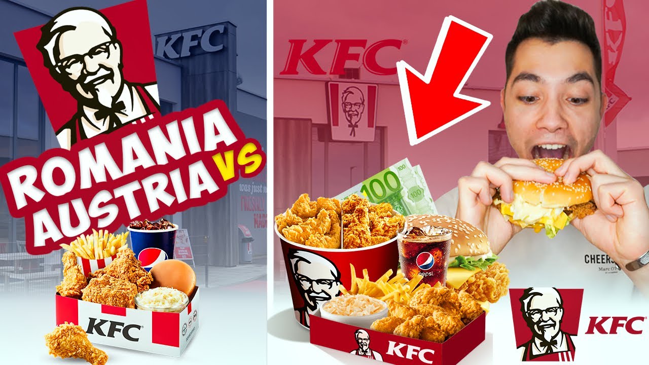 KFC ROMANIA VS KFC AUSTRIA ! - YouTube