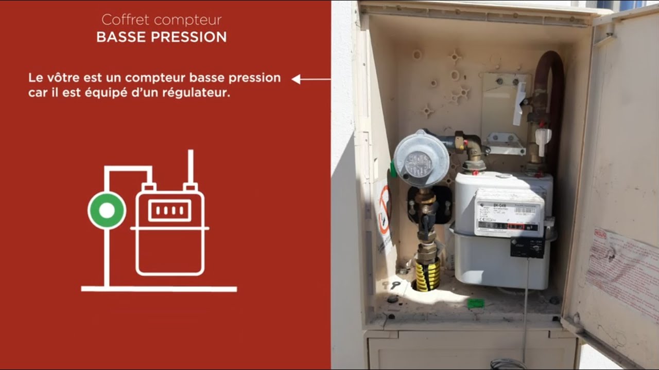Tuto : la remise en service de votre compteur gaz basse pression - YouTube