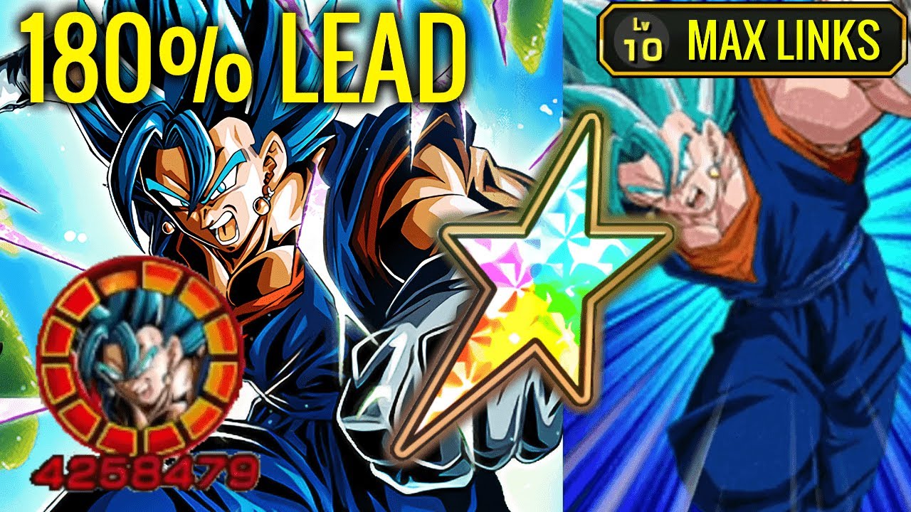 [180% LEADER SKILL BUFF] 100% LR STR VEGITO BLUE SHOWCASE! | DBZ Dokkan ...