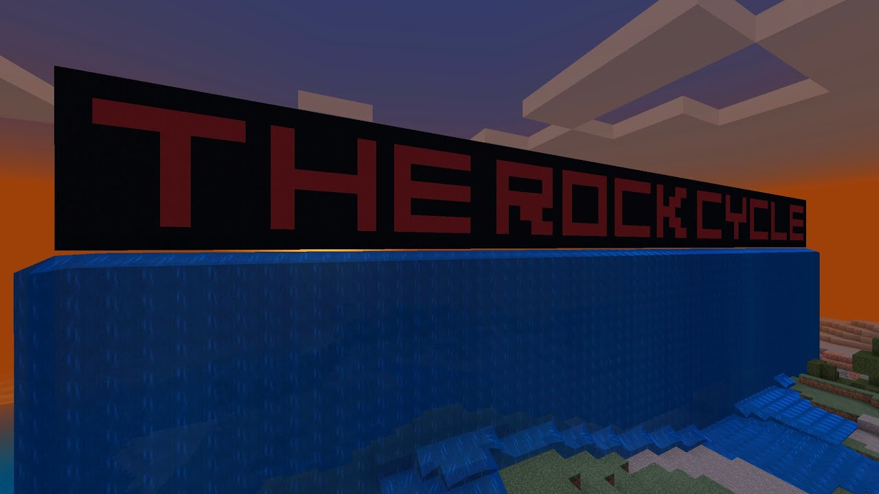 The Rock Cycle In Minecraft! | Educational Video - YouTube